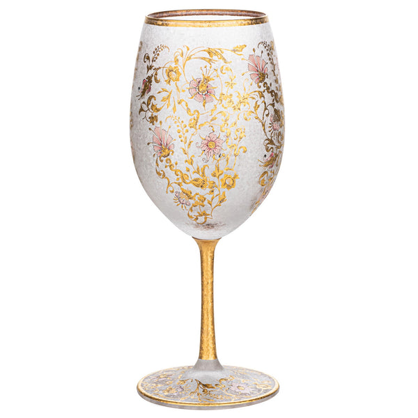 Arabesque Gold Wine Glass – The Japanese Shop