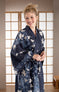 Blossom Long Navy Yukata – The Japanese Shop
