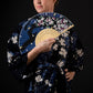 Blossom Long Navy Yukata – The Japanese Shop