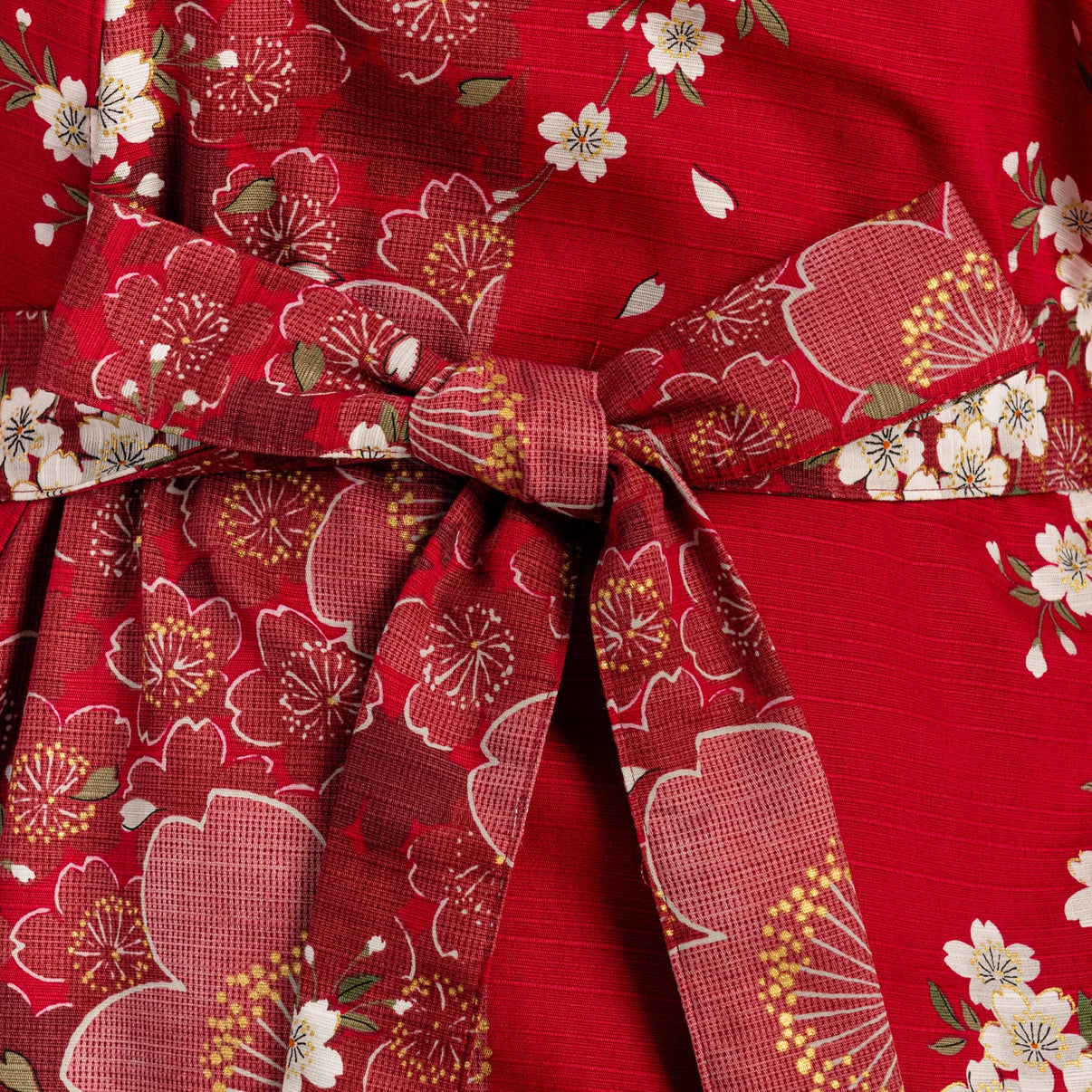 Cherry Blossom Long Red Yukata – The Japanese Shop