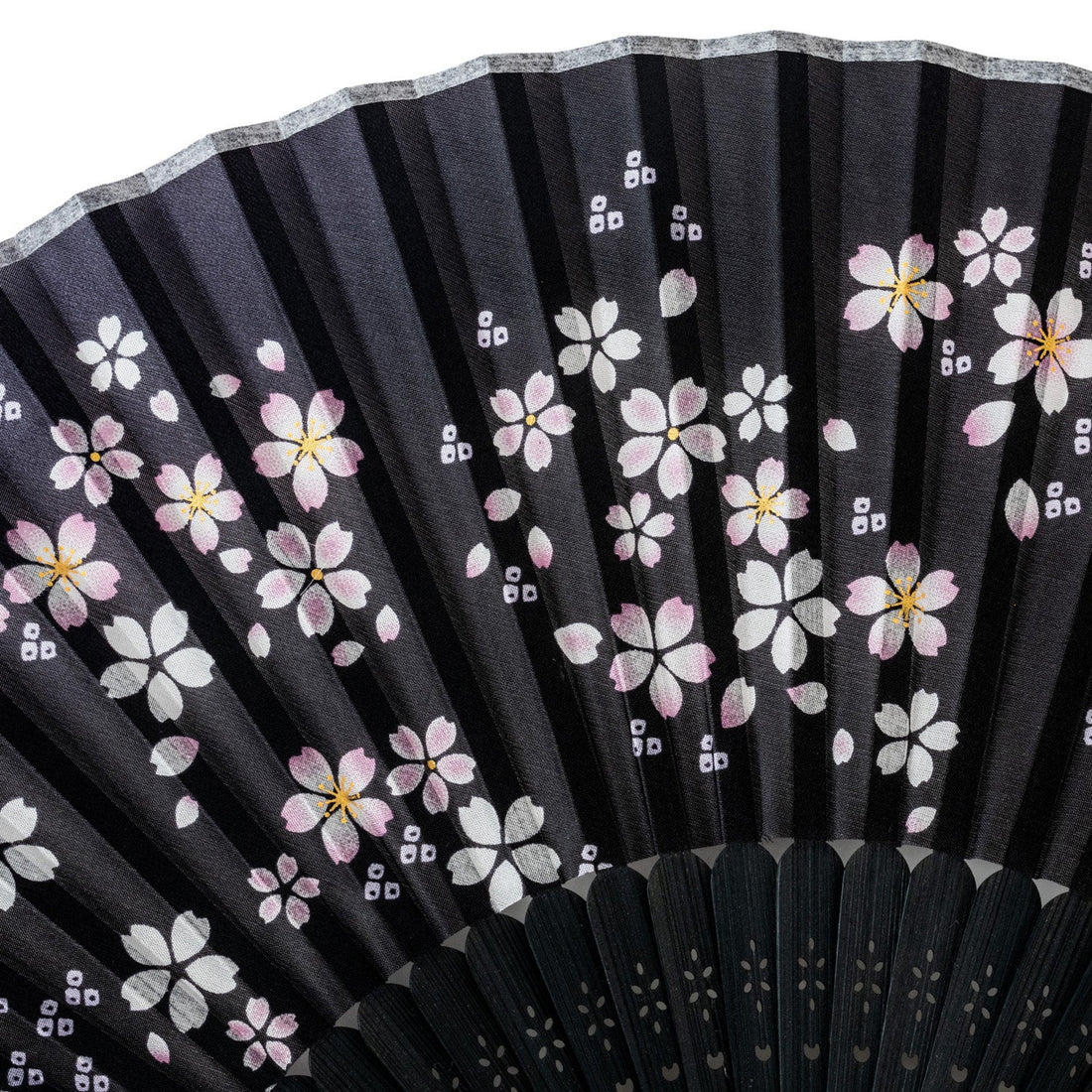Midnight Black Sakura Fan – The Japanese Shop