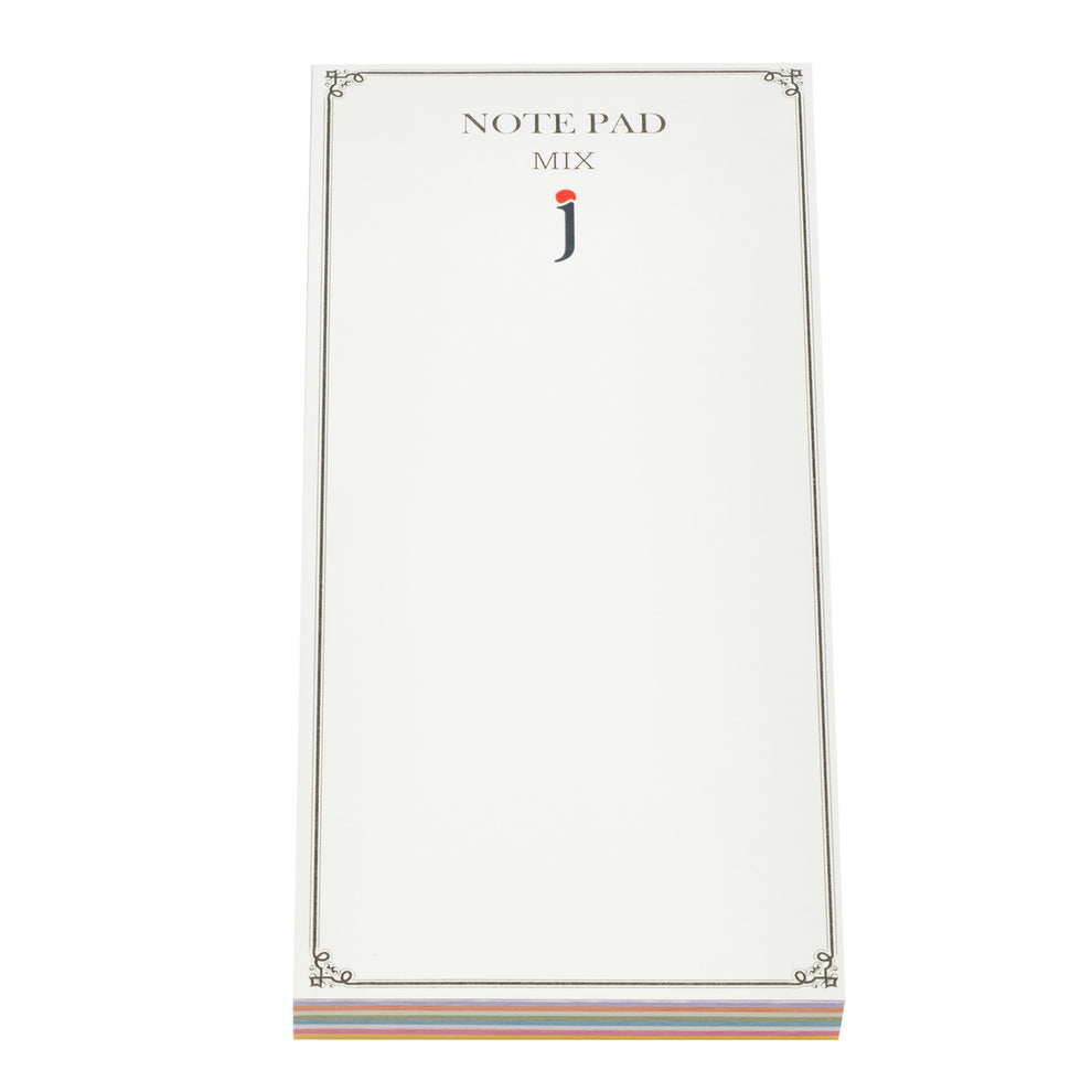 Mixed Colours 80 Sheet Notepad – The Japanese Shop