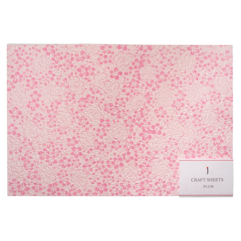 Plum Craft Sheets Pack 6 Echizen Washi Paper – The Japanese Shop