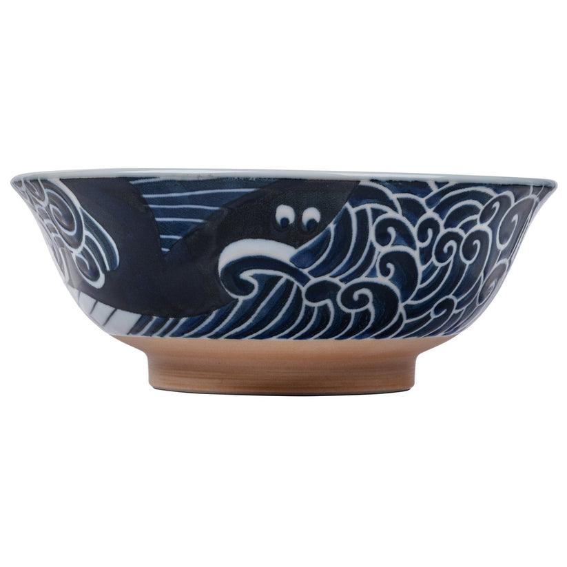 Whale Indigo Blue Ramen Bowl – The Japanese Shop