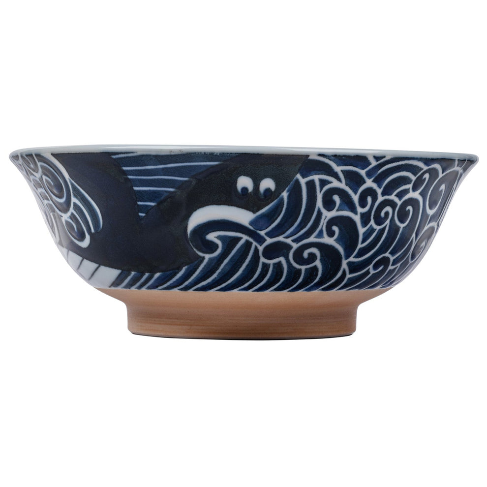 Whale Indigo Blue Ramen Bowl – The Japanese Shop