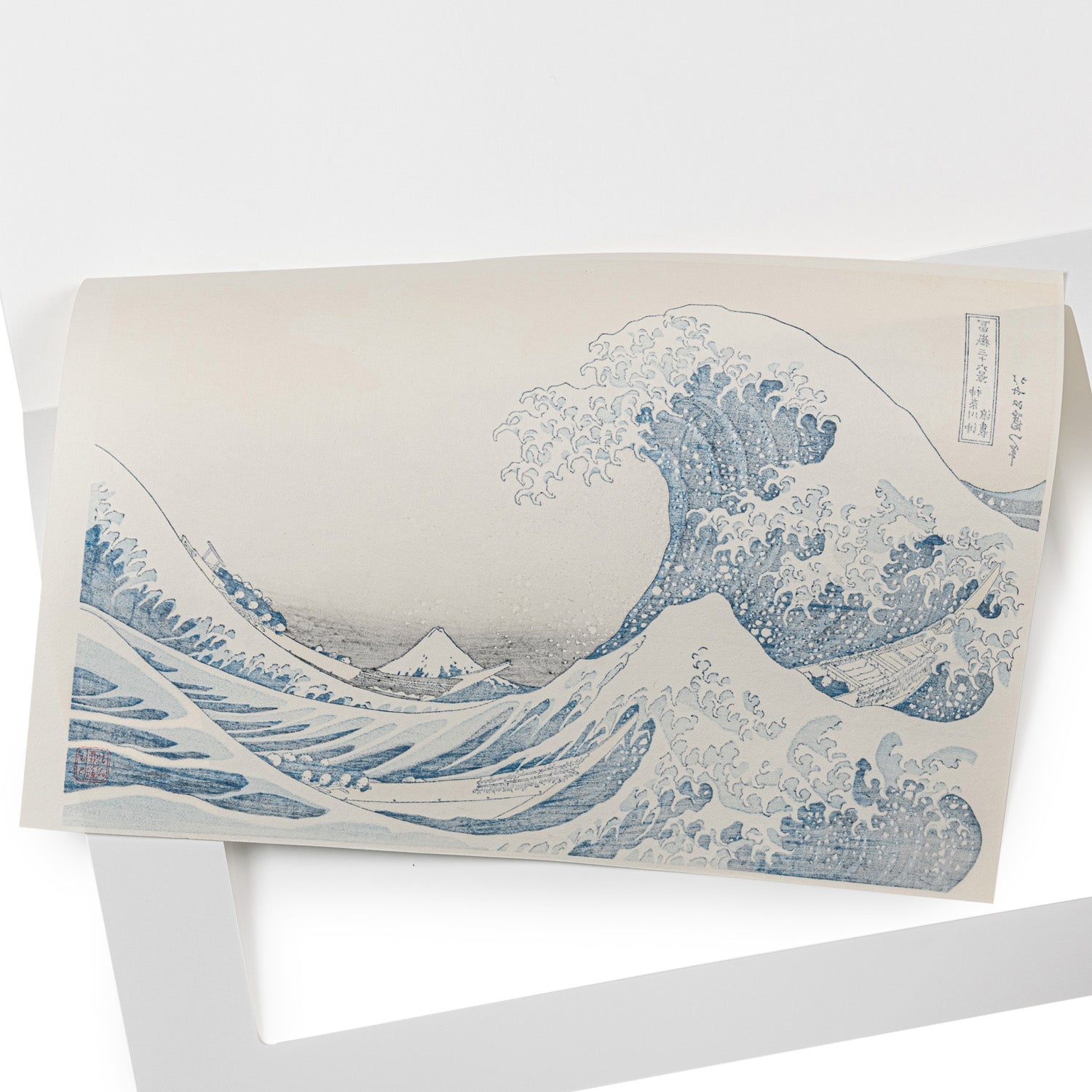 Framed The Great Wave off Kanagawa Woodblock Print – The Japanese Shop