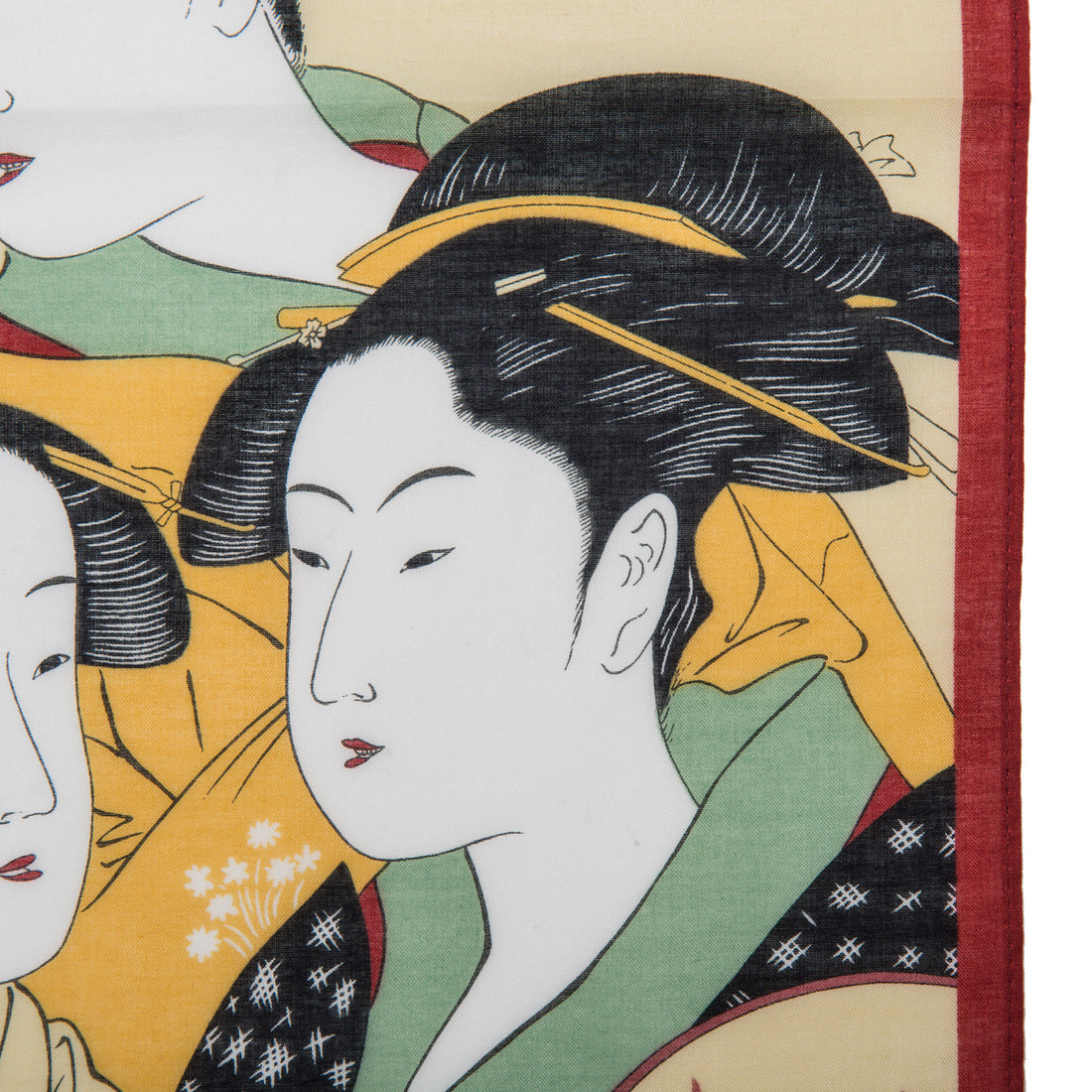 Utamaro Traditional Japanese Handkerchief – The Japanese Shop